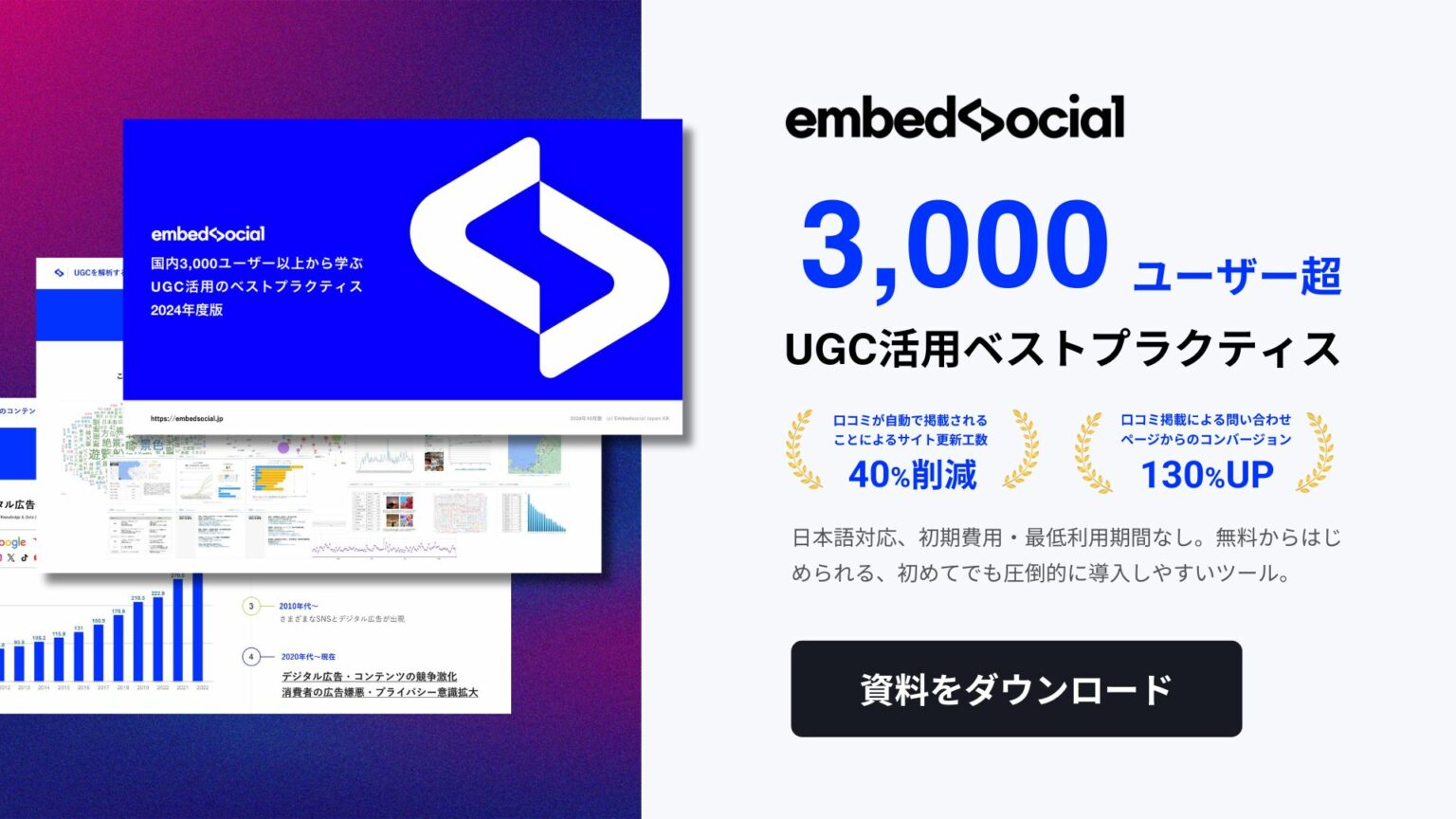 UGC活用の施策事例集：実際の取り組みから学ぶ成功のポイント | EmbedSocial エンベッドソーシャル
